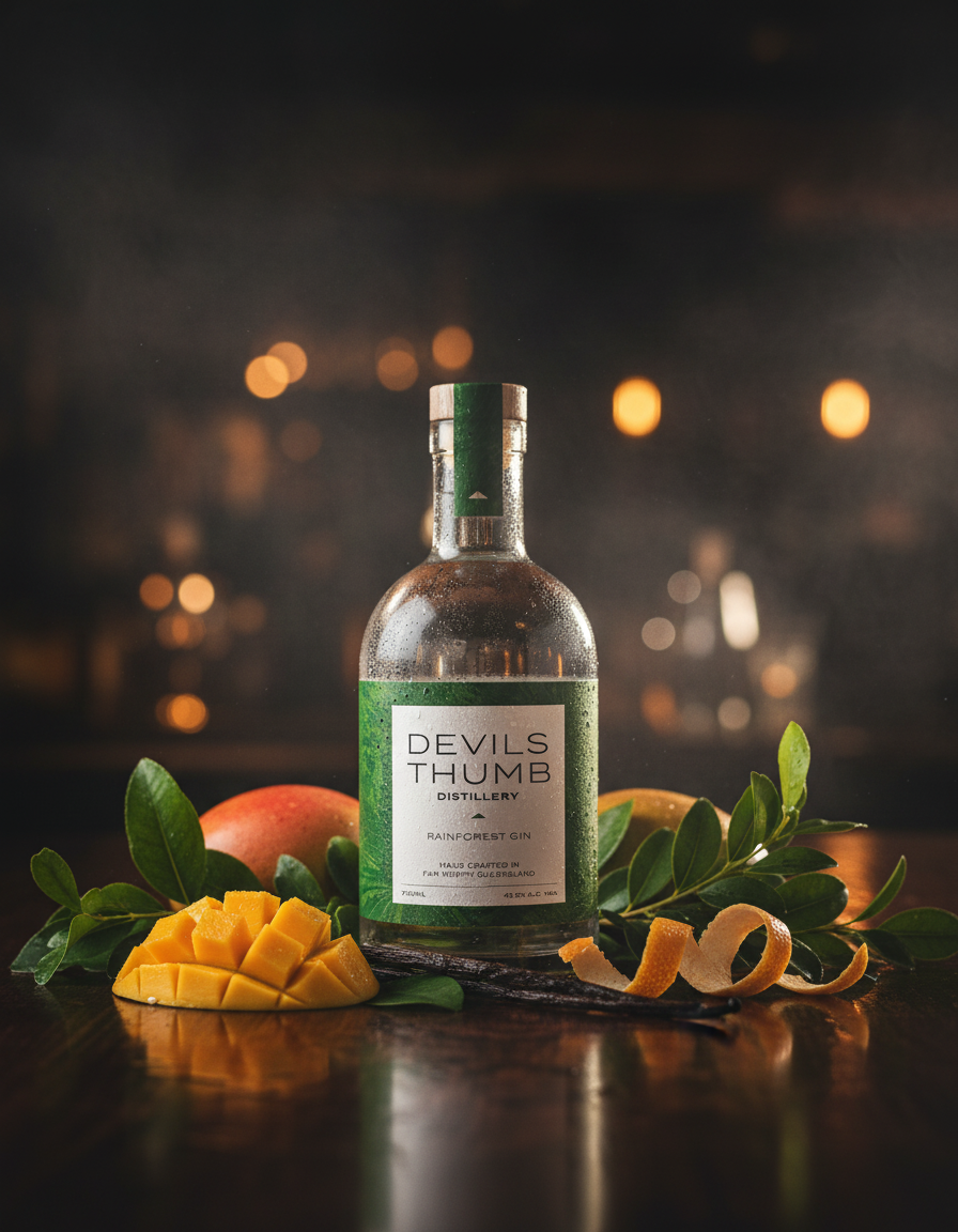 Rainforest Gin 700ml | Devils Thumb Distillery
