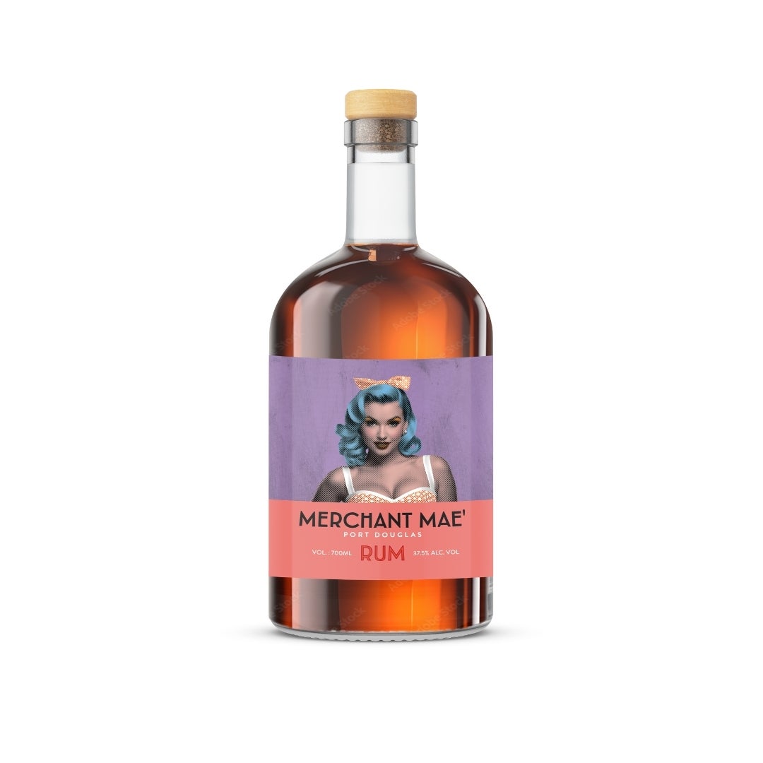 Merchant Mae Dark Rum 700ml | Devils Thumb Distillery